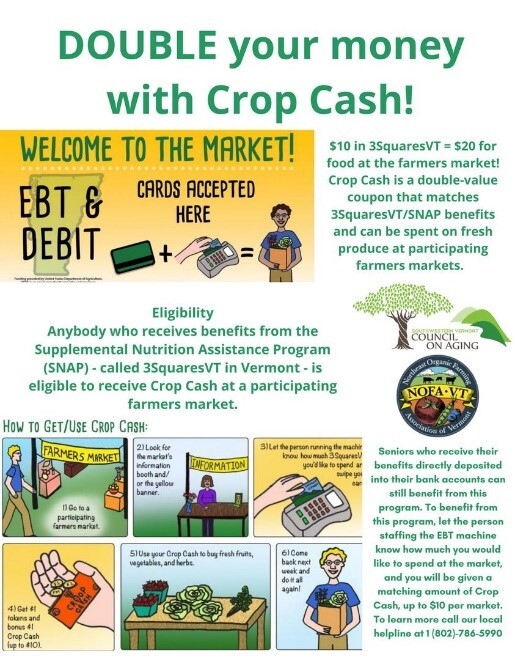 Double your money with Crop Cash! — Southwestern Vermont Council on ...